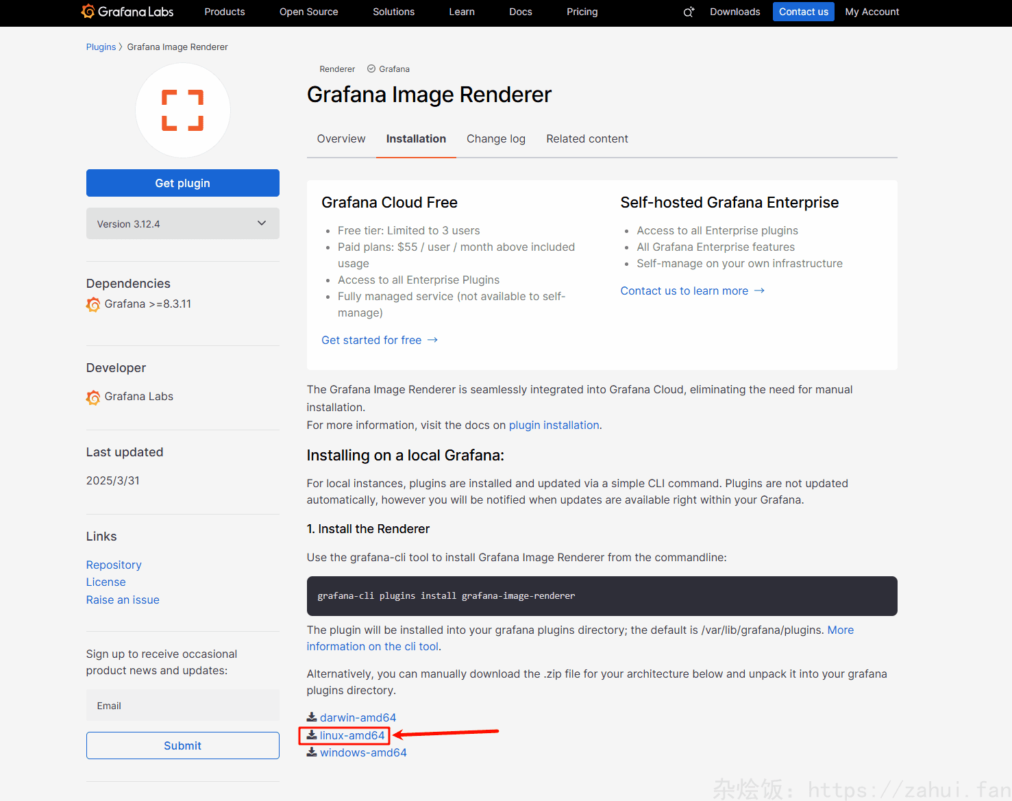 安装插件方式来运行grafana-image-renderer | 杂烩饭